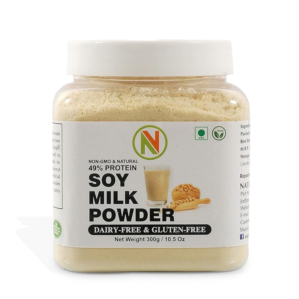 NatureVit Soya Milk Powder [Vegan, Non-GMO & 49% Protein] – Nature Vit